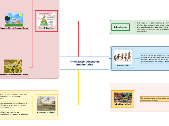 Principales Conceptos Ambientales - Mind Map